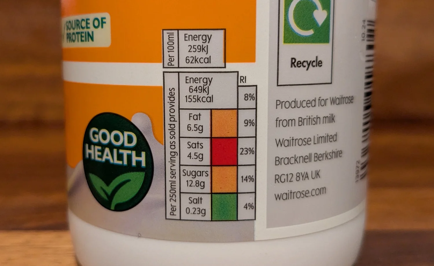 Waitrose kefir review — Hello Gut Health