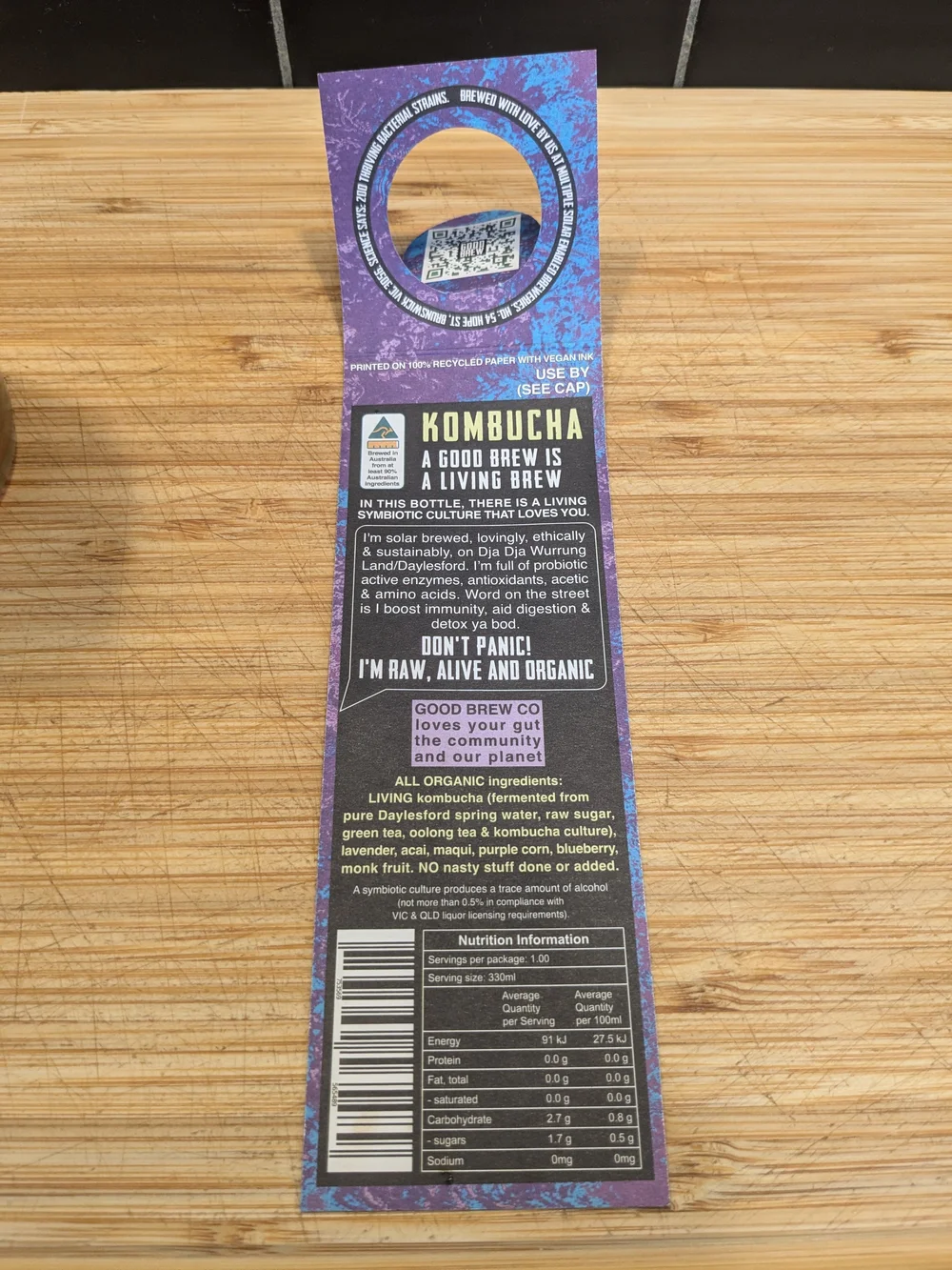 Good Brew kombucha review — Hello Gut Health