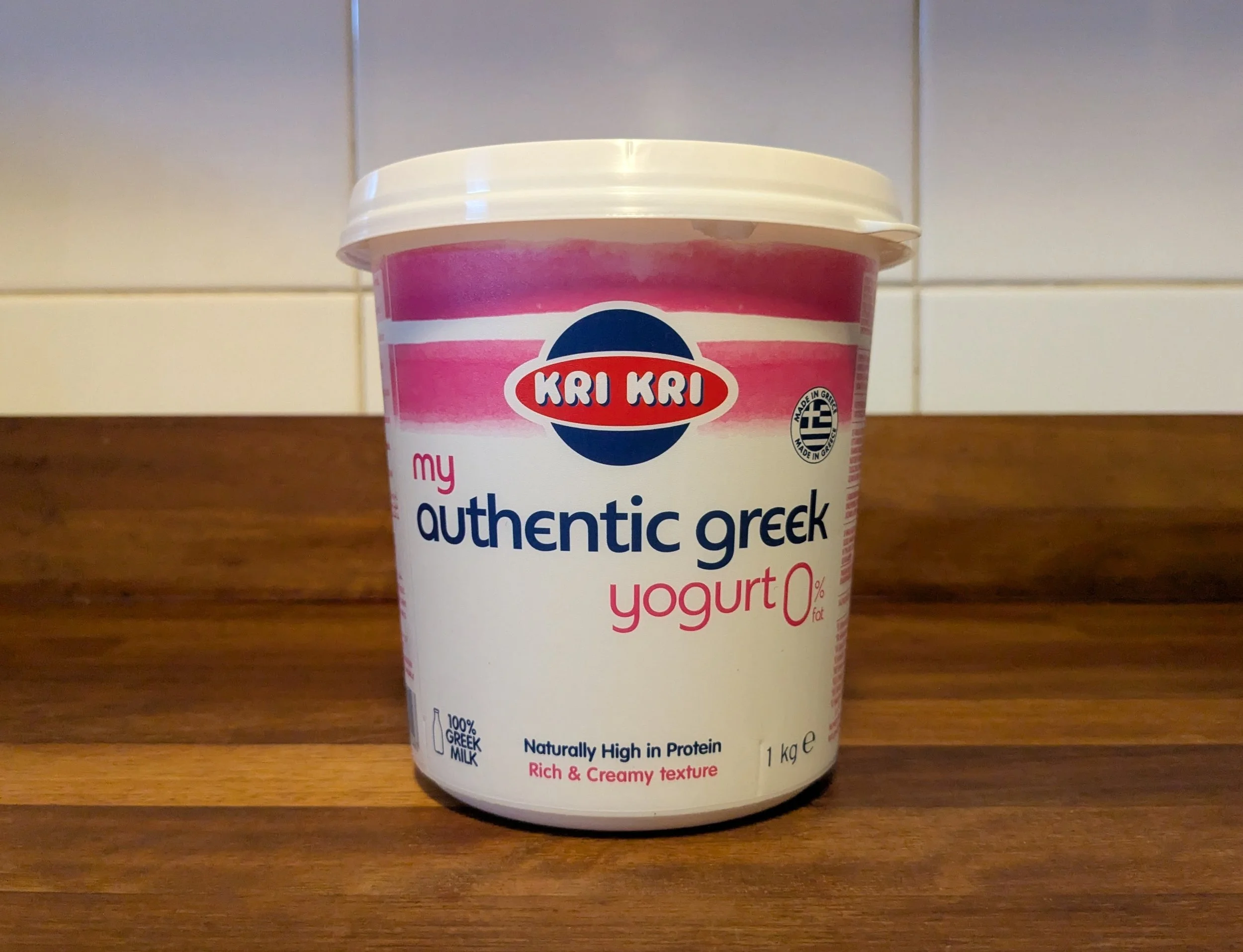 Kri Kri 0% fat Greek yoghurt review — Hello Gut Health