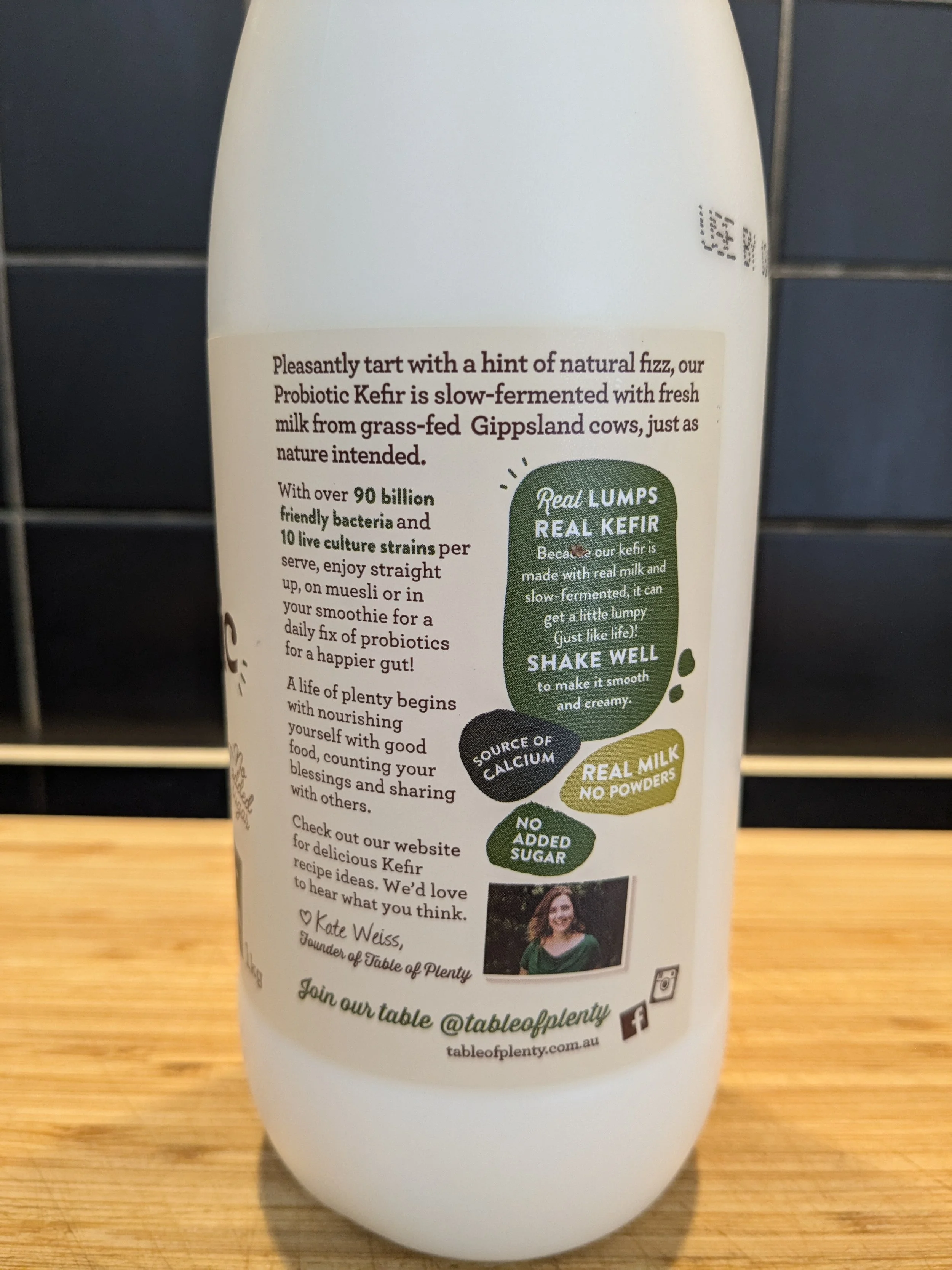 Table of Plenty kefir review — Hello Gut Health