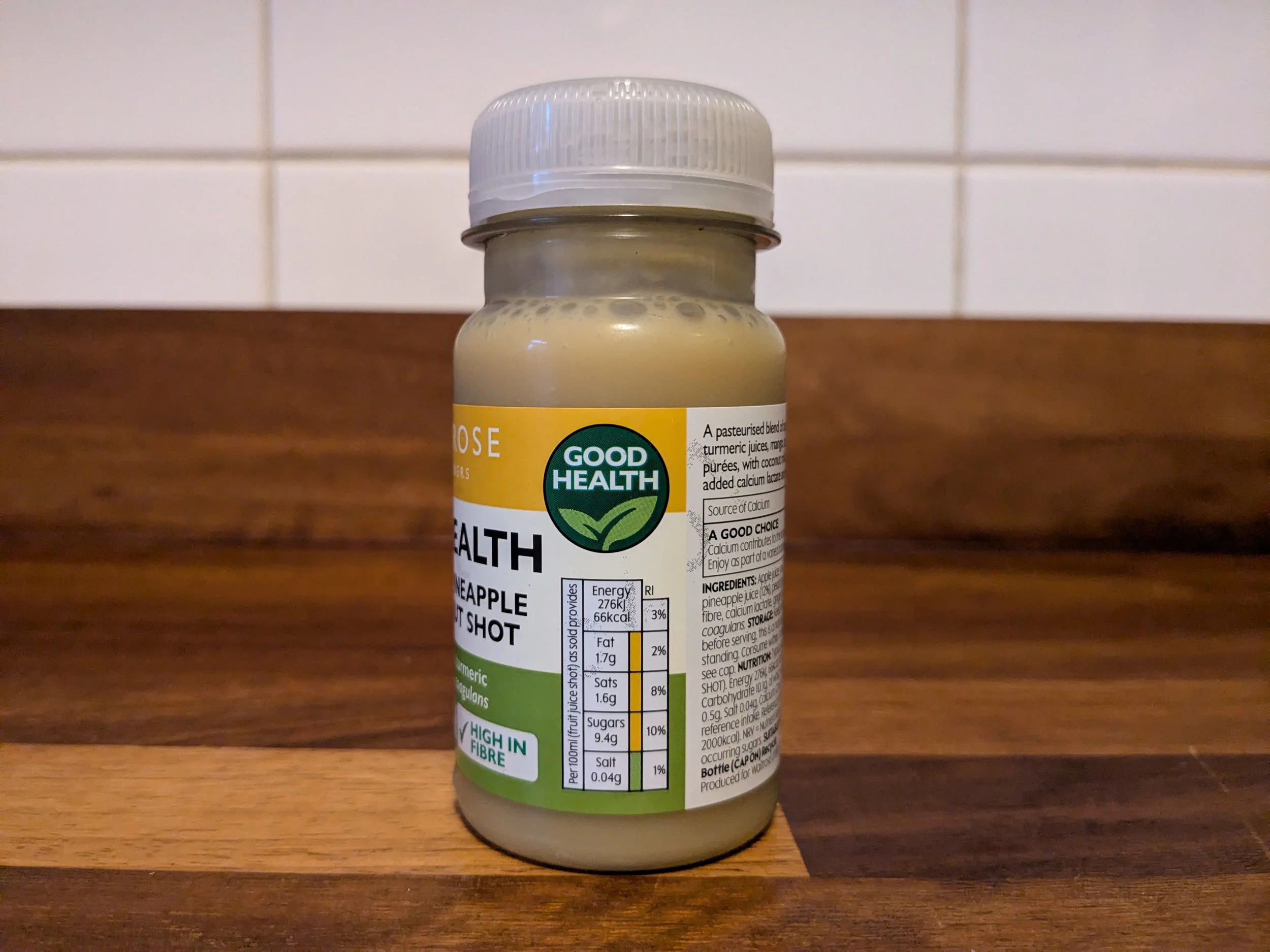 Waitrose gut health shot review — Hello Gut Health