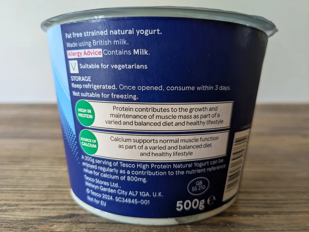 Tesco high protein yoghurt review — Hello Gut Health