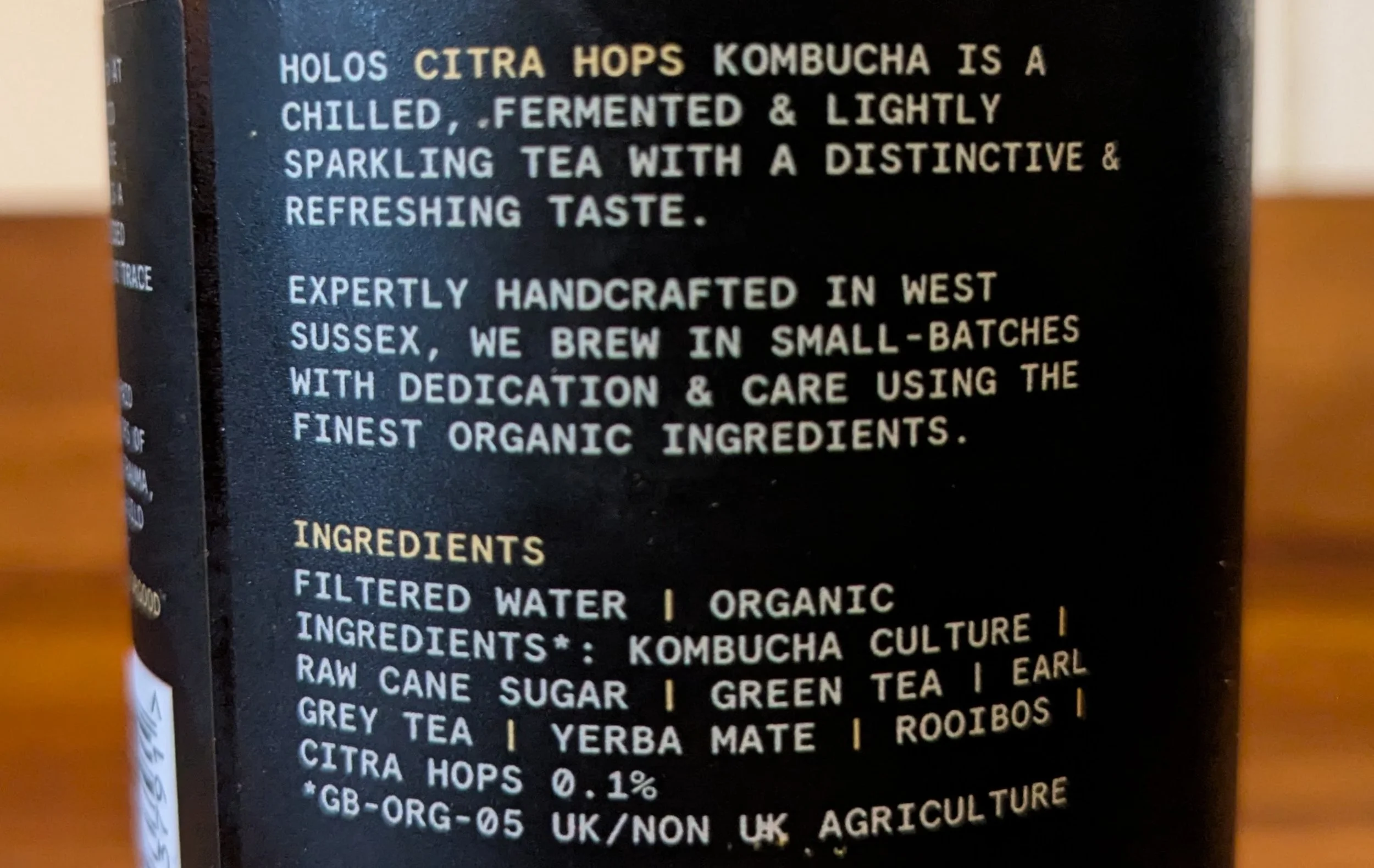 Holos kombucha review — Hello Gut Health