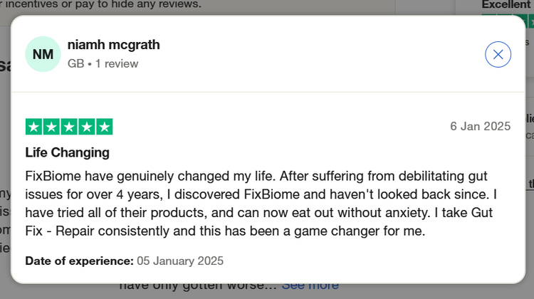 FixBIOME review — Hello Gut Health