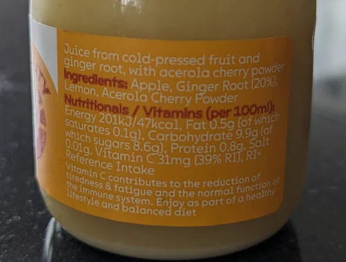 Moju ginger gut shot review — Hello Gut Health