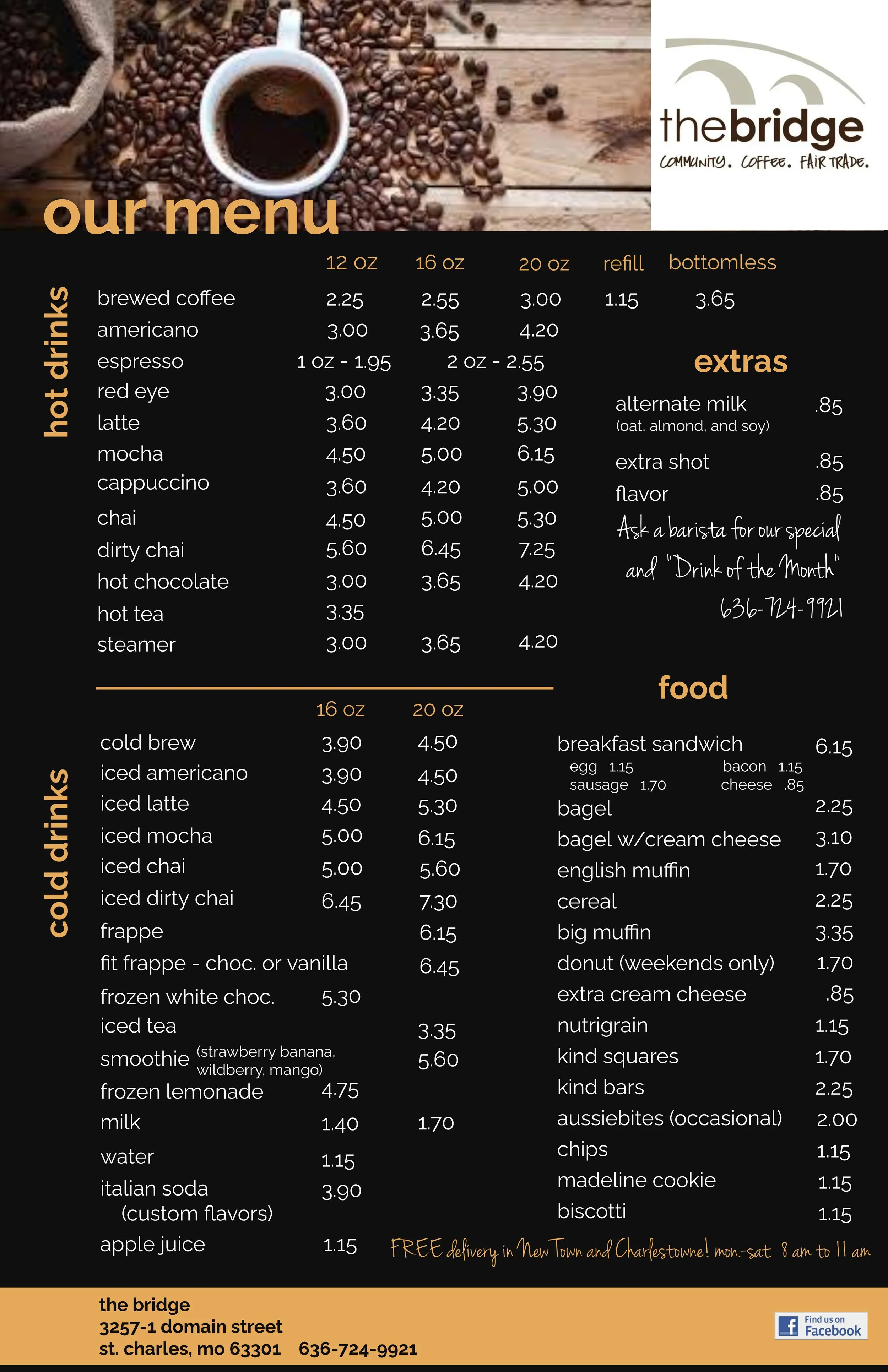 COFFEE HOUSE — The Bridge Coffee House