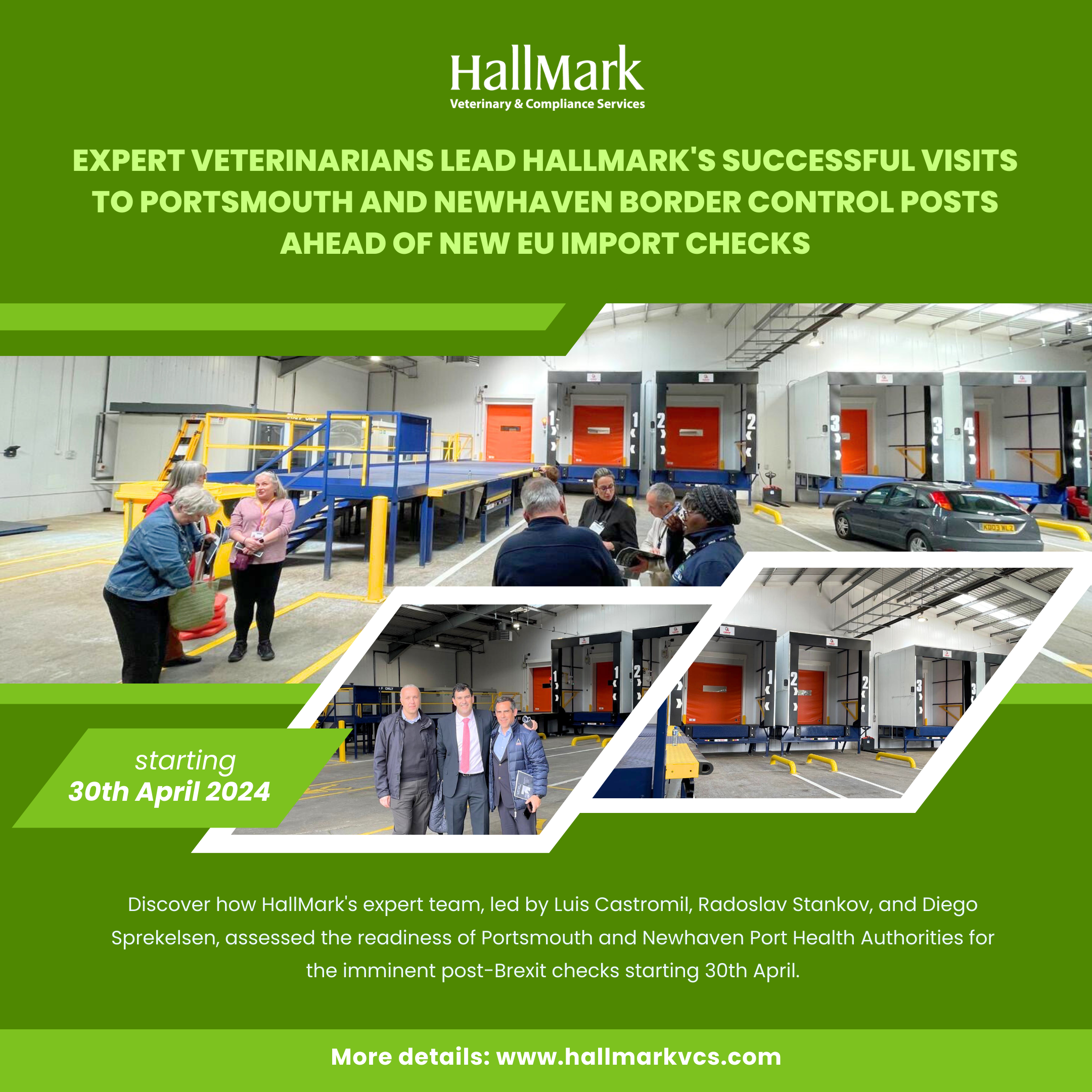 Expert Veterinarians Lead HallMark's Successful Visits to UK Border ...
