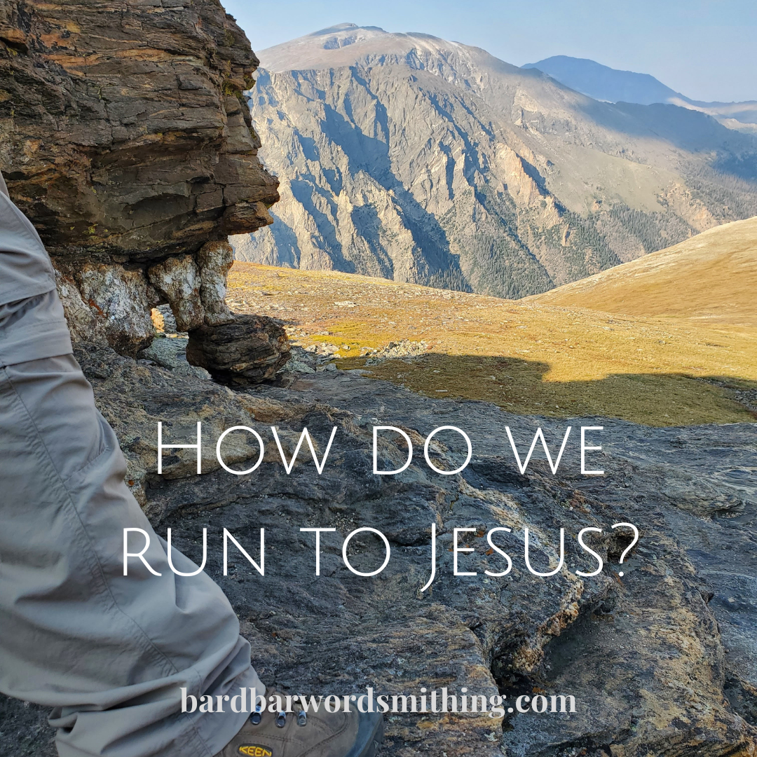 How Do We Run to Jesus? — Bar-D-Bar Wordsmithing