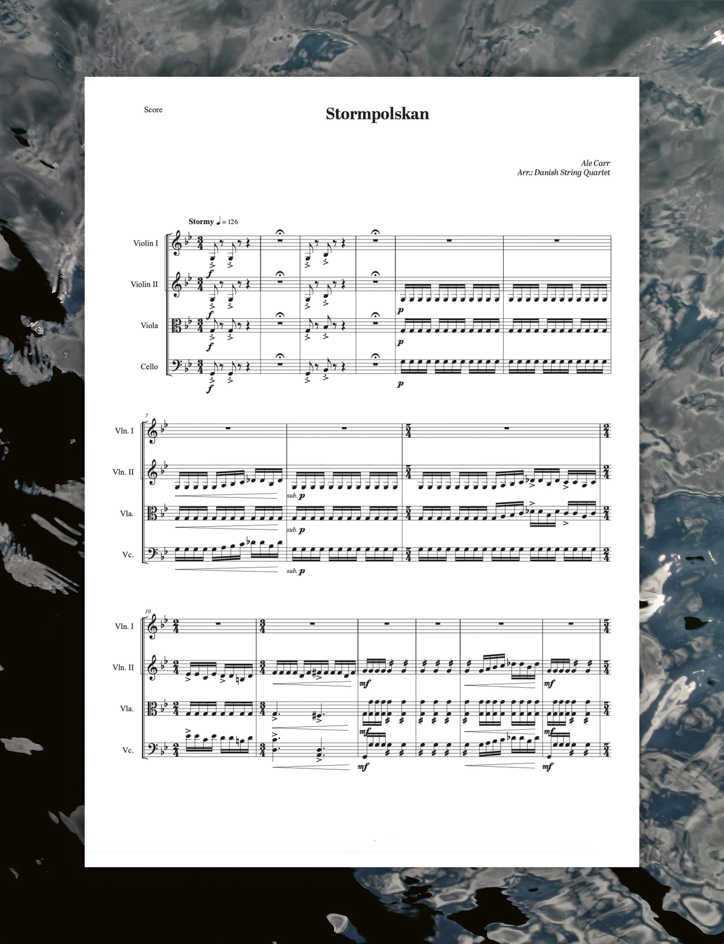 Sheet music — DSQ SHOP