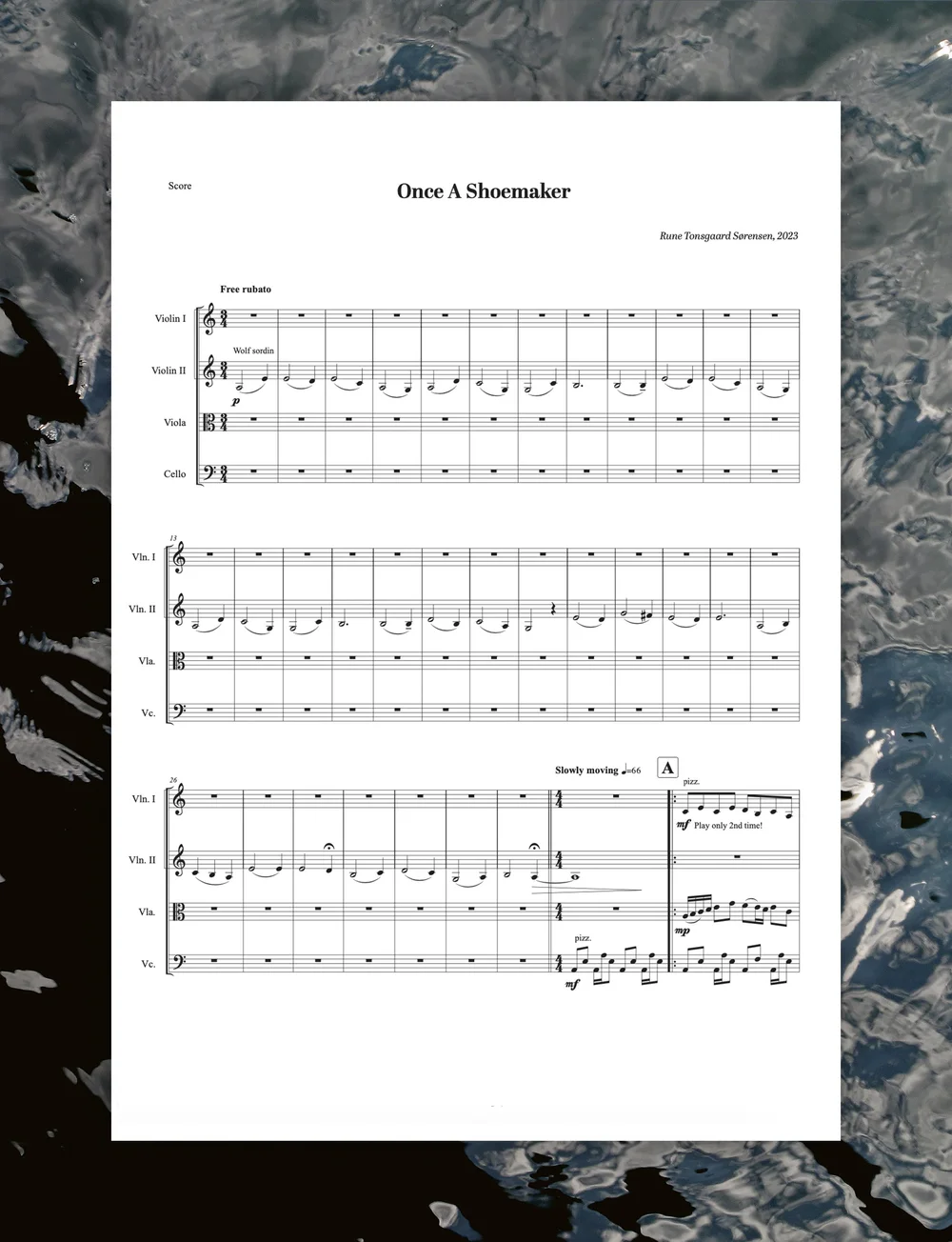 Sheet music — DSQ SHOP
