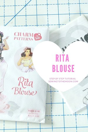Charm Patterns Rita Blouse — Sewing to the Moon