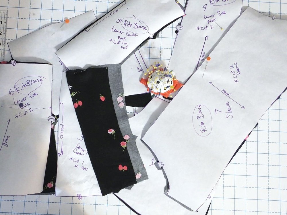 Charm Patterns Rita Blouse — Sewing to the Moon
