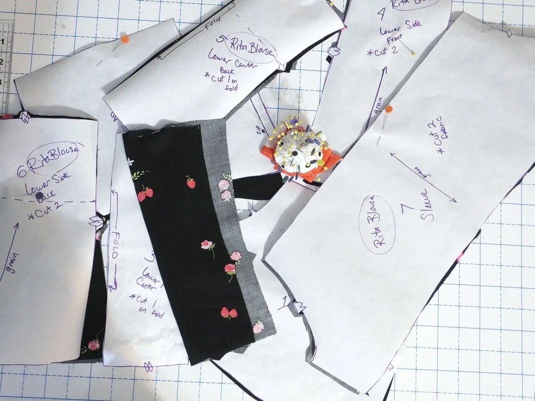 Charm Patterns Rita Blouse — Sewing to the Moon