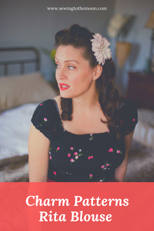Charm Patterns Rita Blouse — Sewing to the Moon