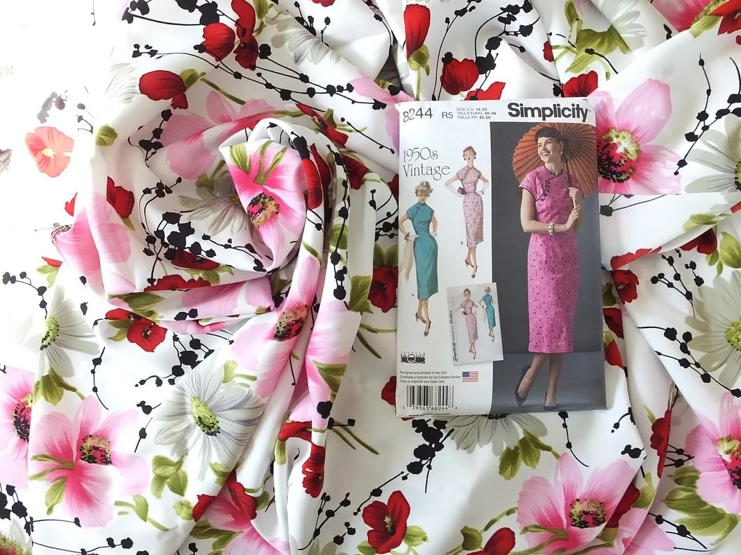 How to Sew Simplicity 8244 Cheongsam — Sewing to the Moon