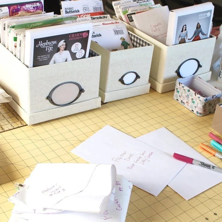 How to Organize Sewing Patterns — Sewing to the Moon
