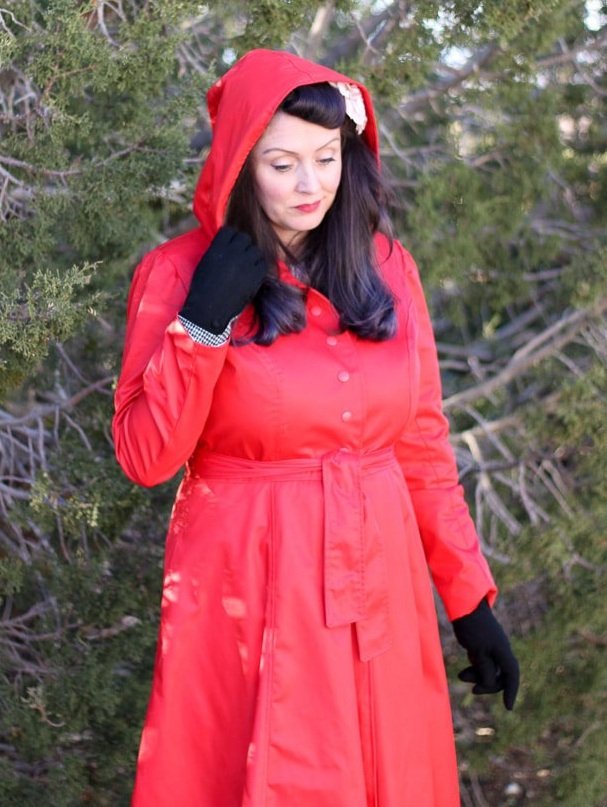 Hooded Princess Coat by Charm Patterns — Sewing to the Moon