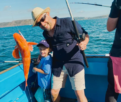 Salcombe Fishing Adventures - Mackerel and Bass fishing trips