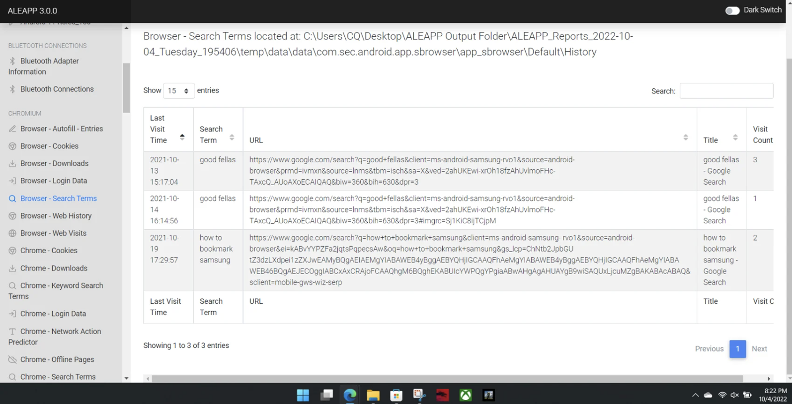 Getting started with ALEAPP — ArcPoint Forensics Main