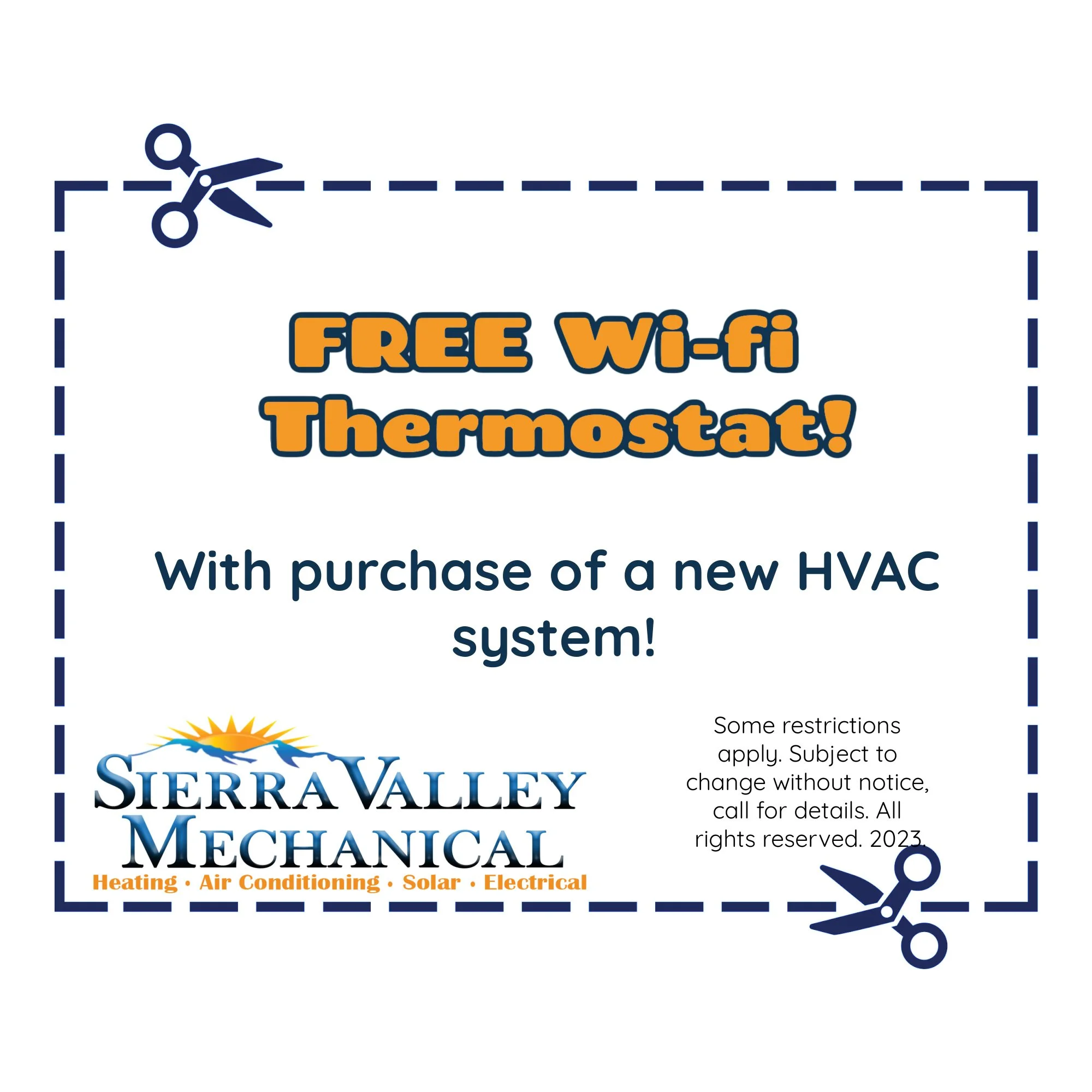 Coupons — Sierra Valley Mechanical