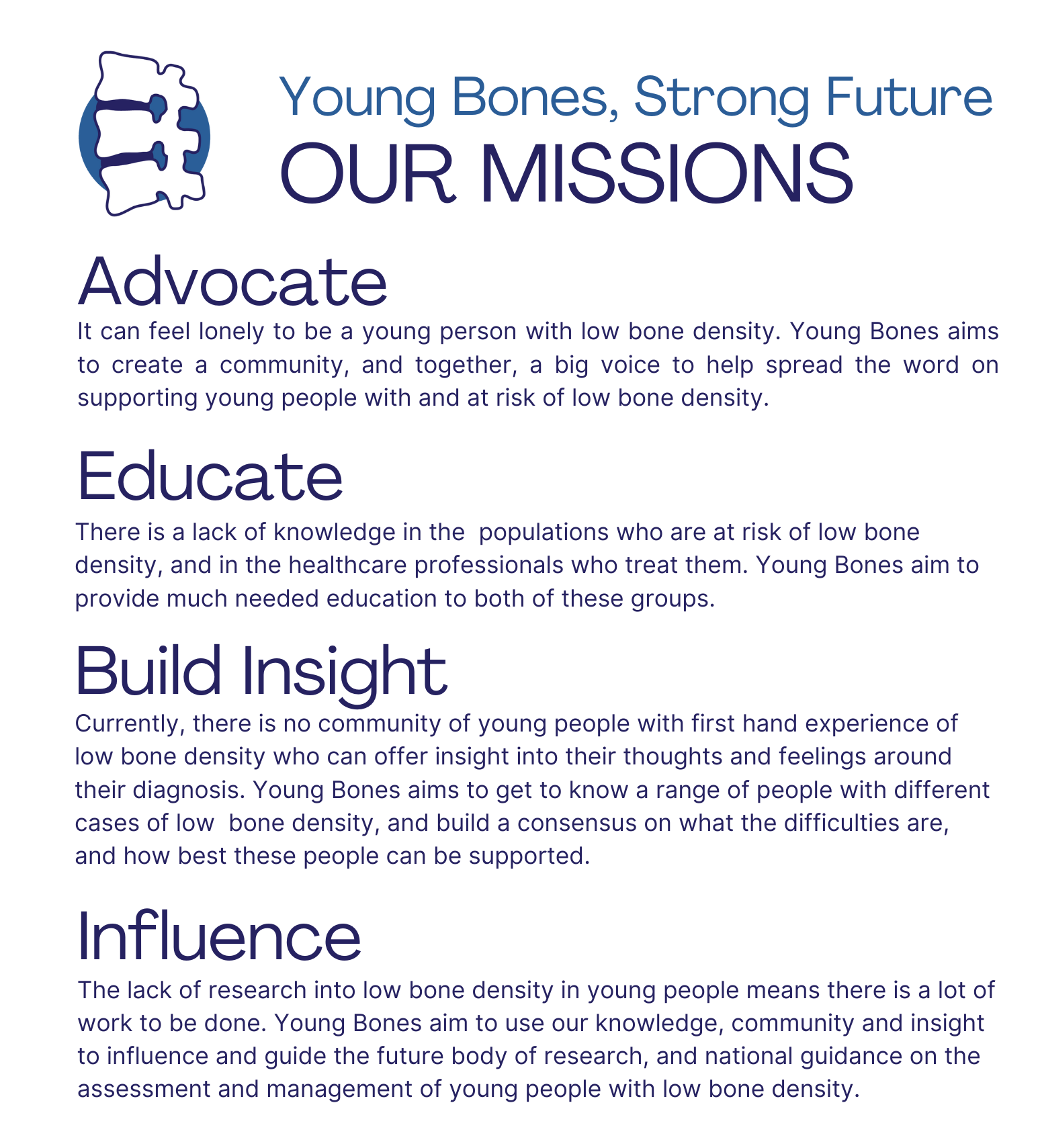 Our Mission — Young Bones Strong Future