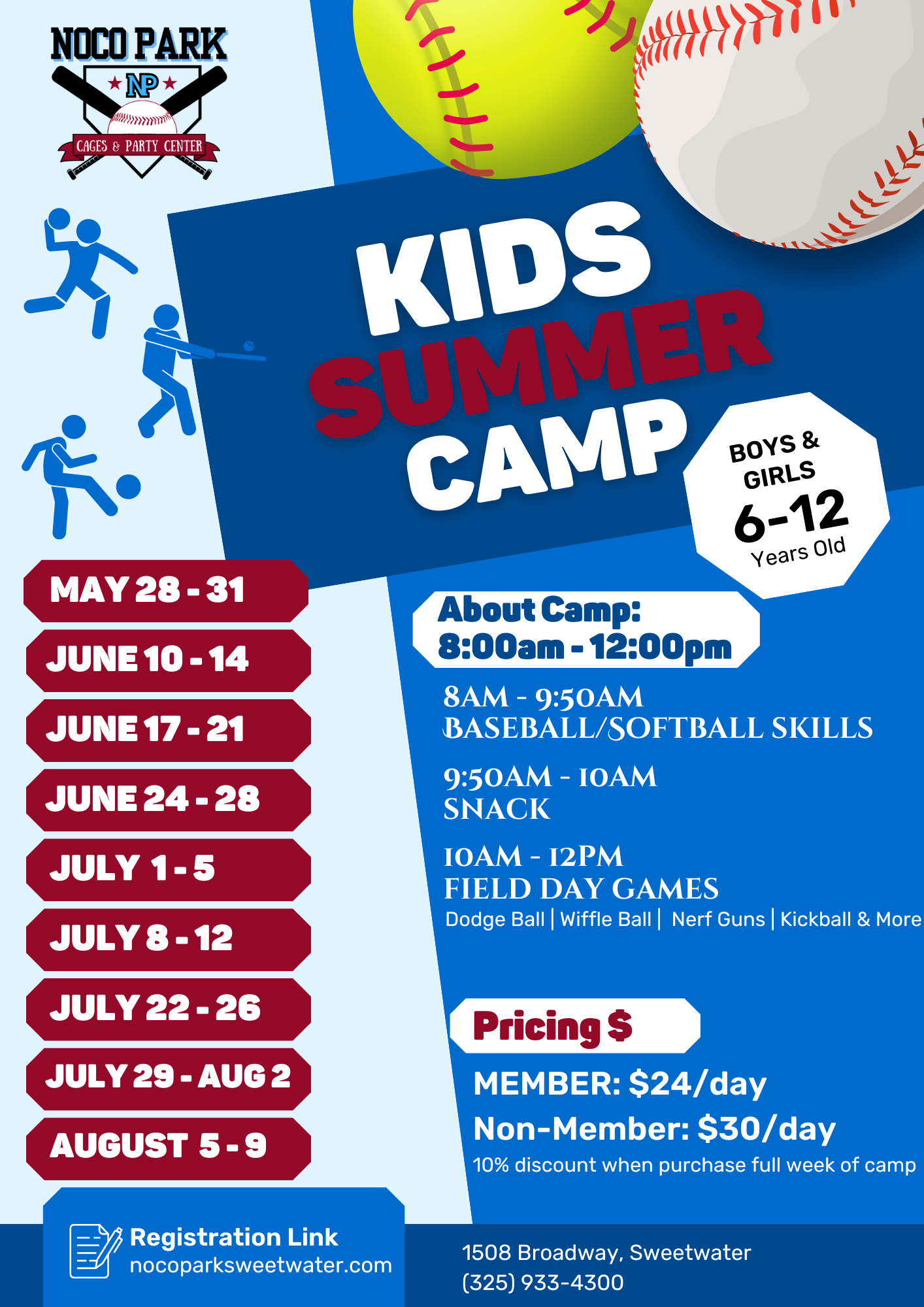 Lessons & Camps — NoCo Park Cages & Party Center