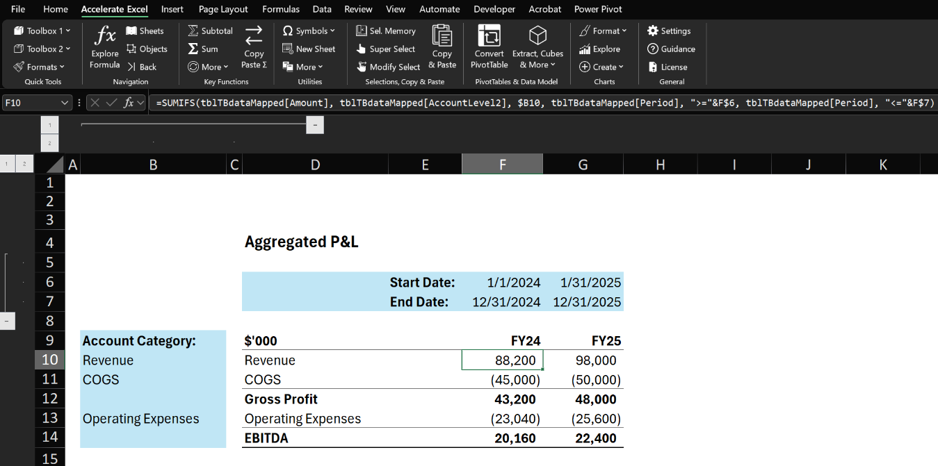 Excel SUMIFS Guide: Sum Data with Multiple Conditions | Accelerate Excel