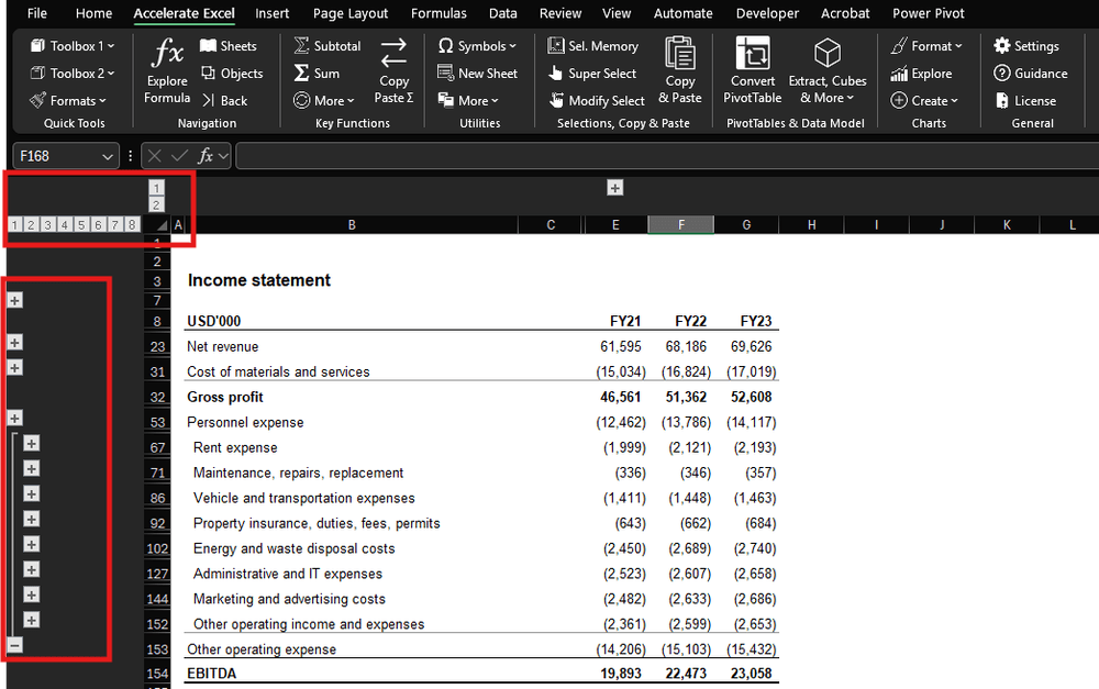 Group Rows in Excel: Collapse and Expand Data Easily | Accelerate Excel