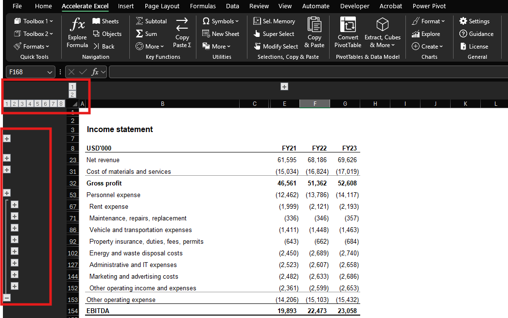 Group Rows in Excel: Collapse and Expand Data Easily | Accelerate Excel