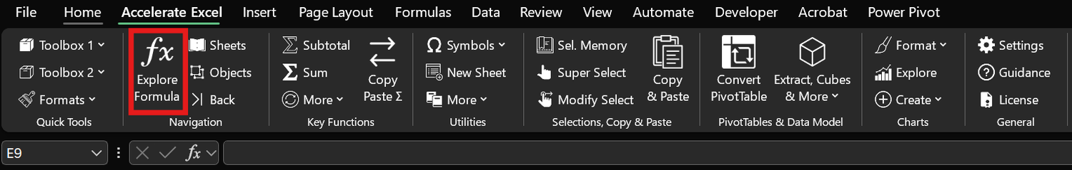 Navigate Formulas and Trace Precedents in Excel | Accelerate Excel