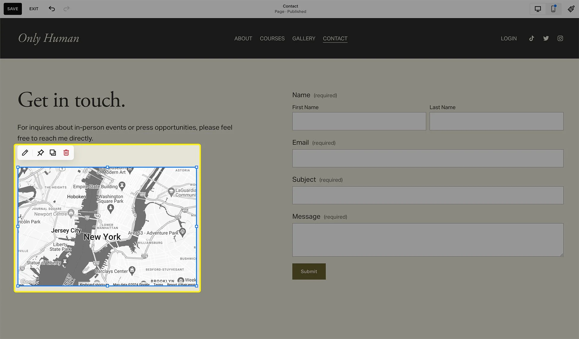 How to Add a Map to Squarespace — Design by Ency