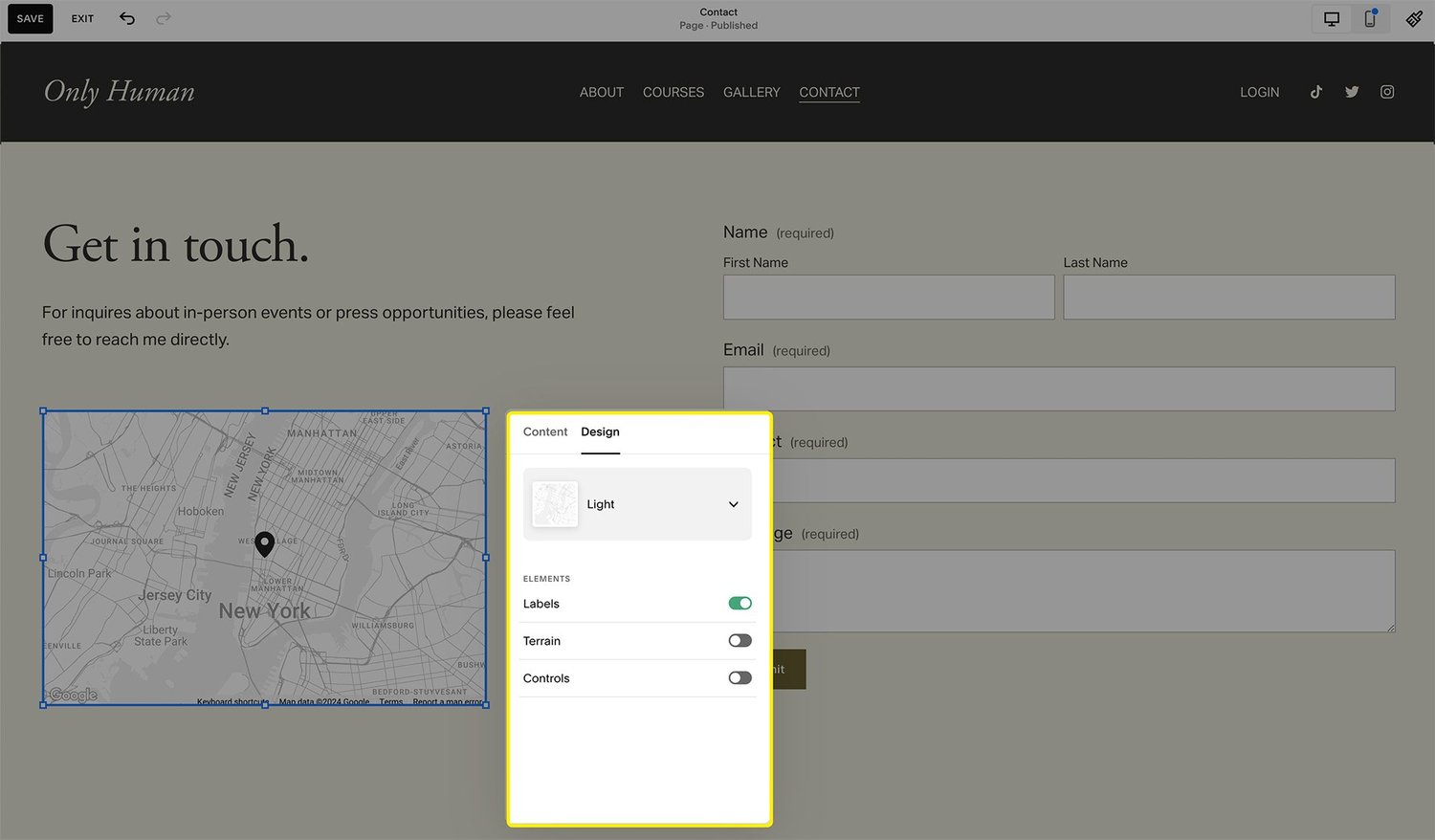 How to Add a Map to Squarespace — Design by Ency