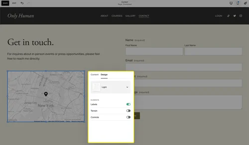 How to Add a Map to Squarespace — Design by Ency