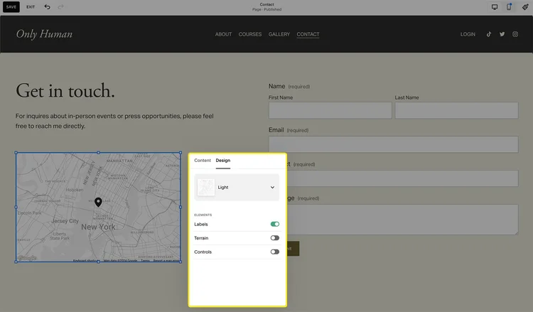 How to Add a Map to Squarespace — Design by Ency