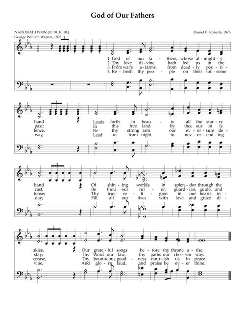 God of Our Fathers — Reformation Covenant Church