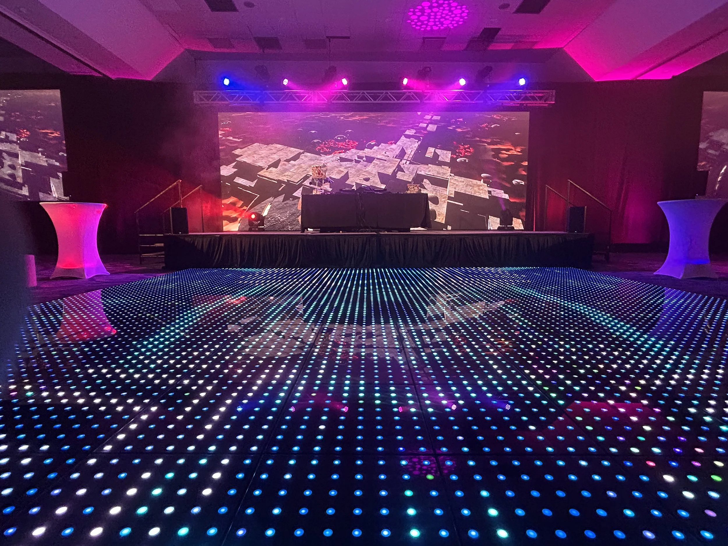 Vinyl Dance Floor Wrap Rentals in Houston | Unik Rentals — Unik Rentals