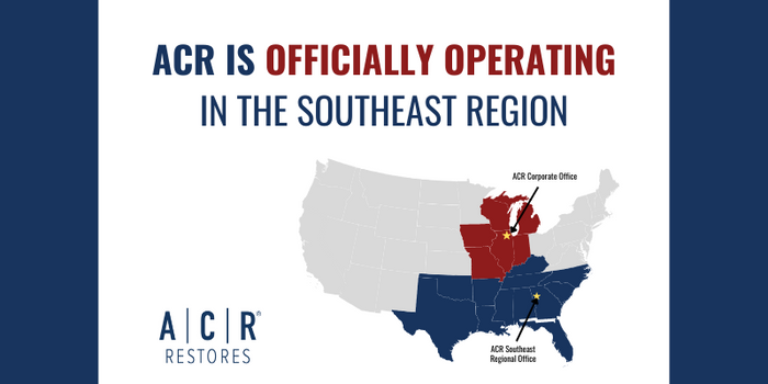 ACR EXPANDS OPERATIONS, HIRES VP OF OPERATIONS IN GEORGIA — ACR Restores