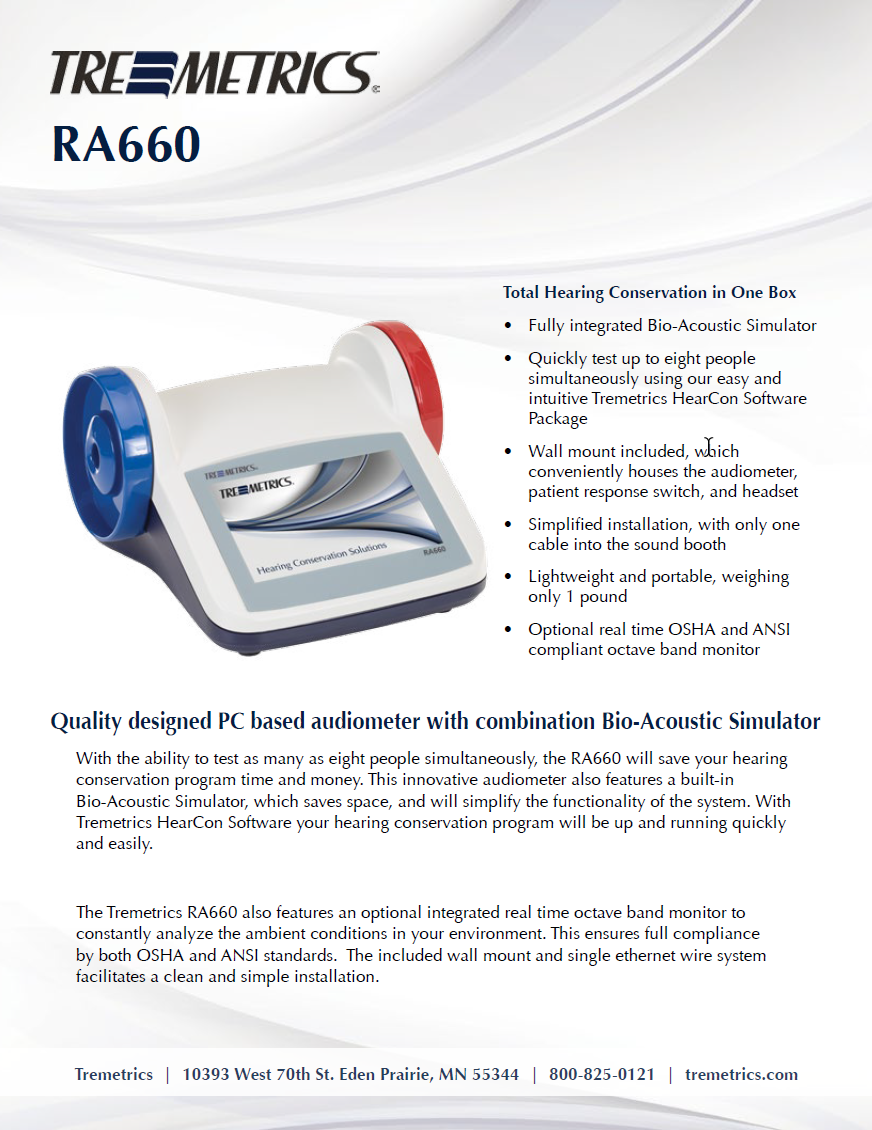 RA660 — Tremetrics