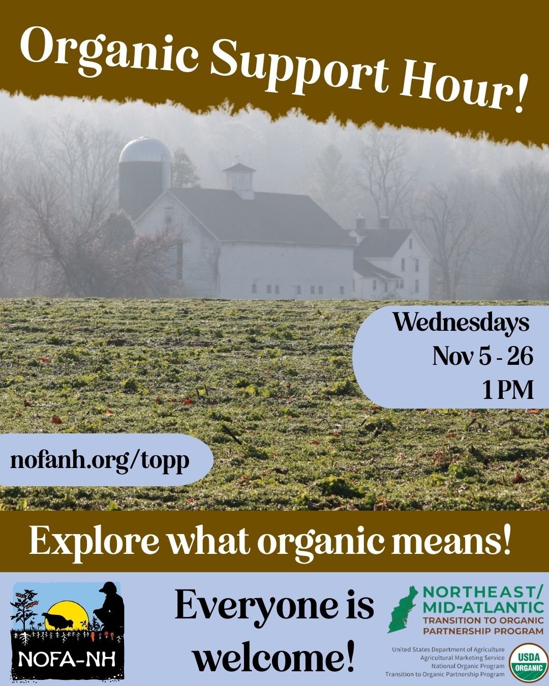 Organic Support Hour — NOFA-NH