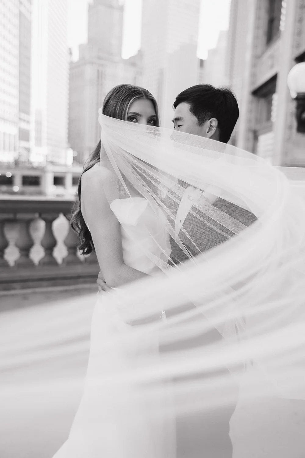 Golden Hours Weddings | Wrigley Building Wedding Portraits | Photo and ...
