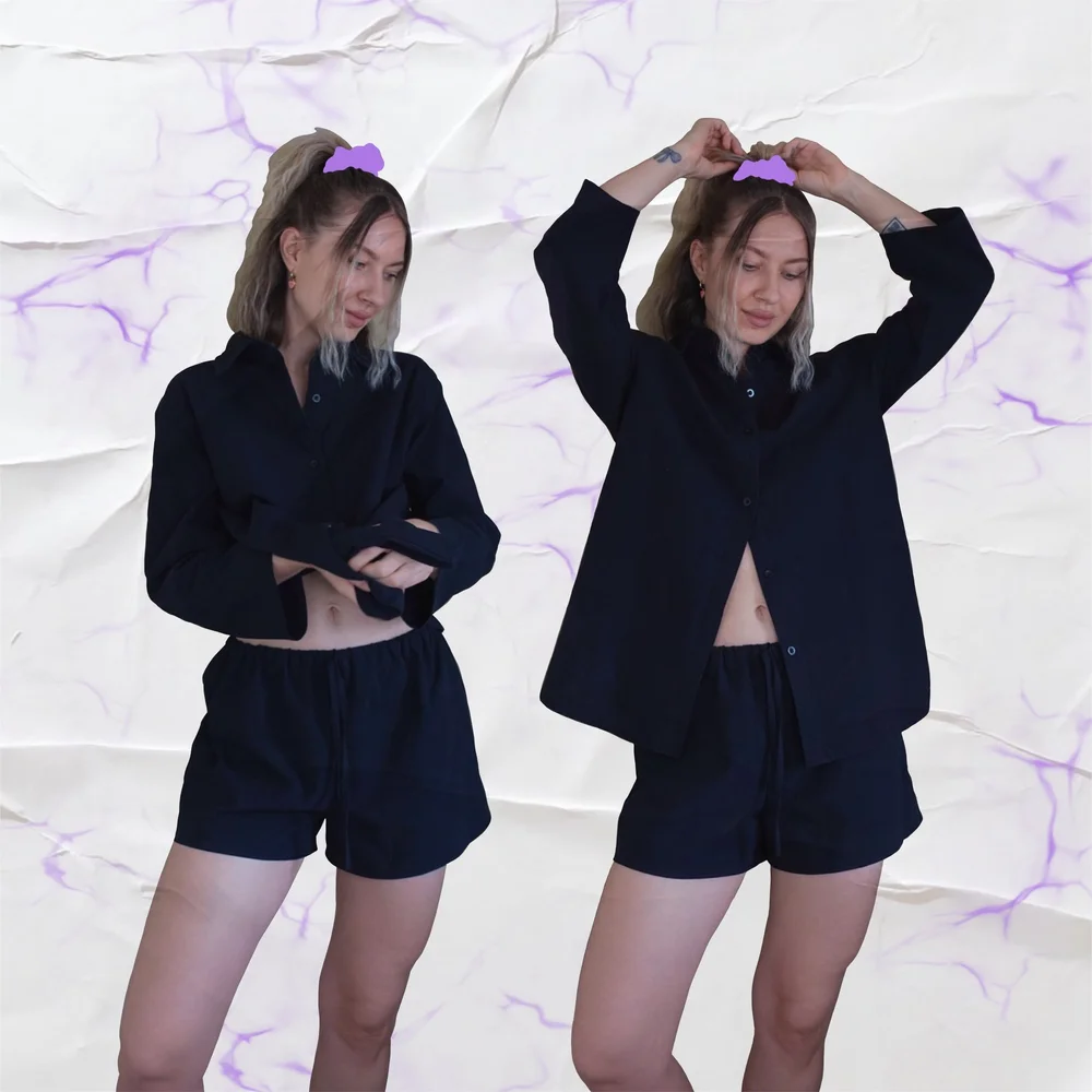 Loungewear set thrift flip — Monica Muhterem