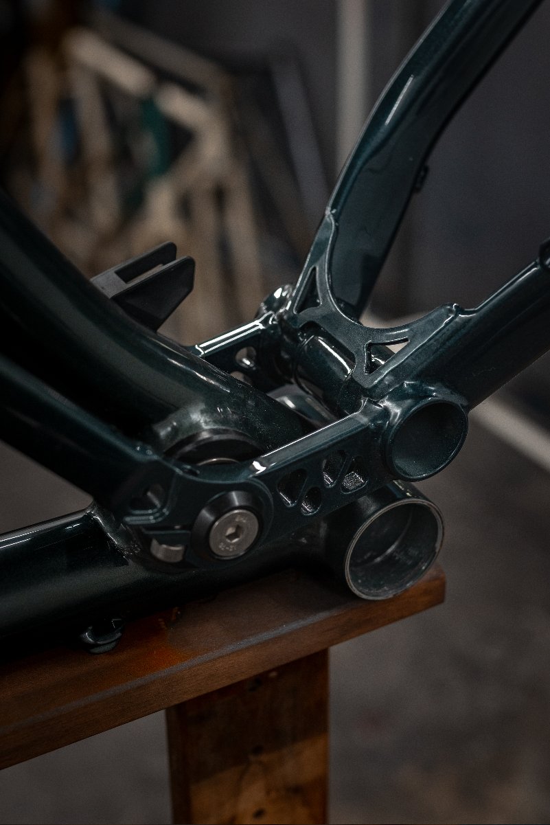 Starling Twist Enduro MTB Custom Paint, Dark Teal — Bike Sanctuary ...