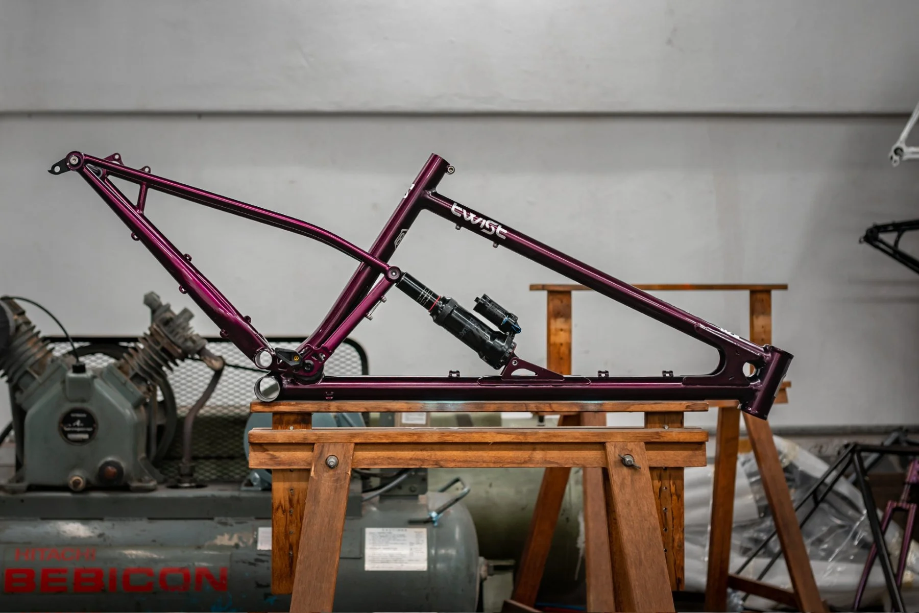 Starling Twist Enduro MTB Custom Paint, Dark Cherry — Bike Sanctuary ...
