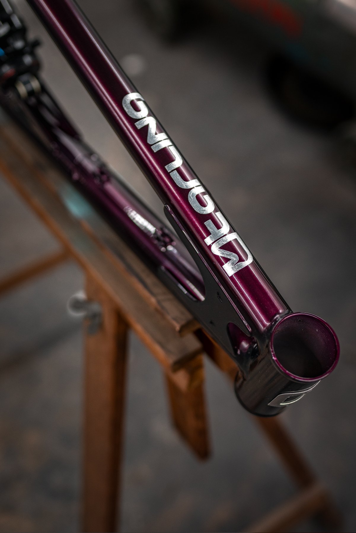 Starling Twist Enduro MTB Custom Paint, Dark Cherry — Bike Sanctuary ...