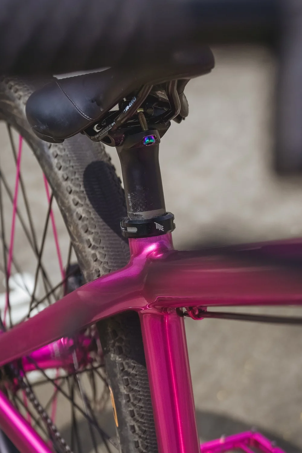Black Pink Candy Lightning Dirtjumper — Bike Sanctuary, Custom Bike ...