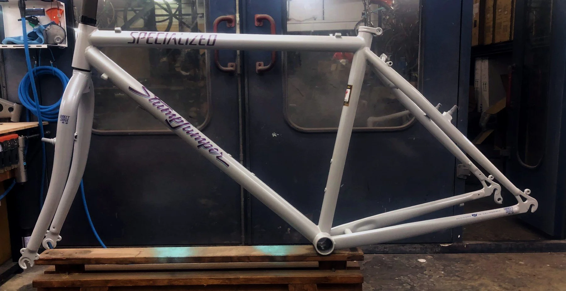 Stumpjumper 26" MTB Frame Restoration, Pearl Grey — Bike Sanctuary ...