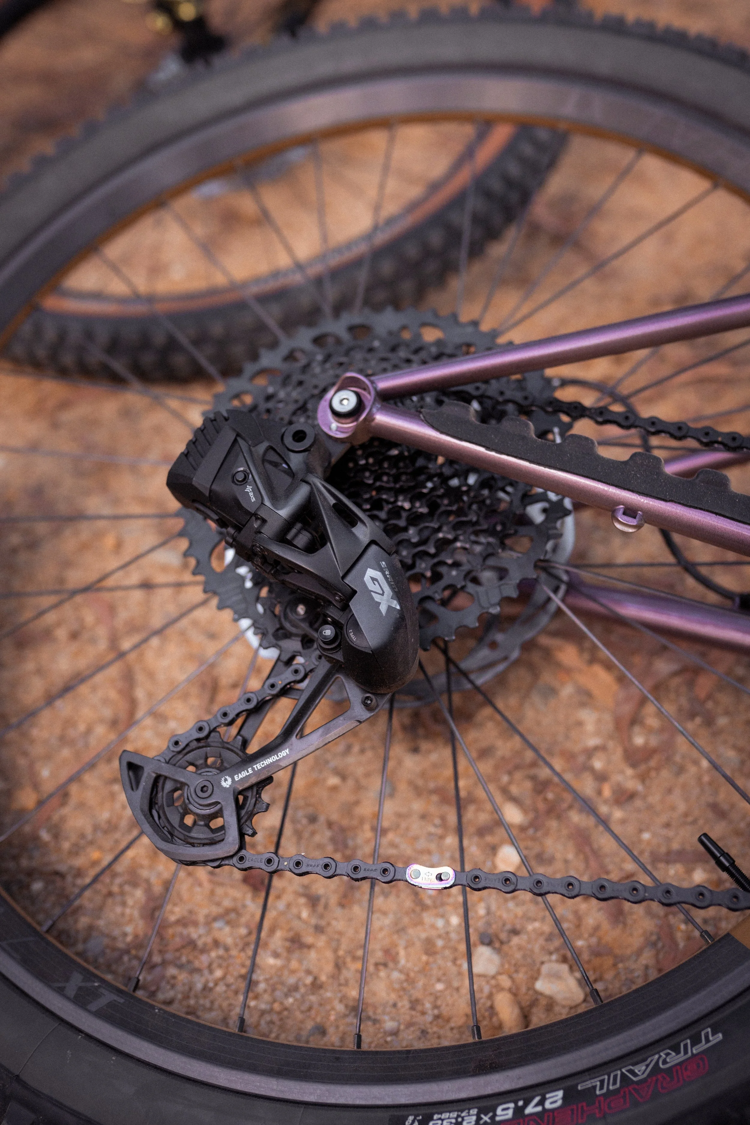 Starling Twist Steel Full Suspension Enduro MTB Mauve Taupe — Bike ...