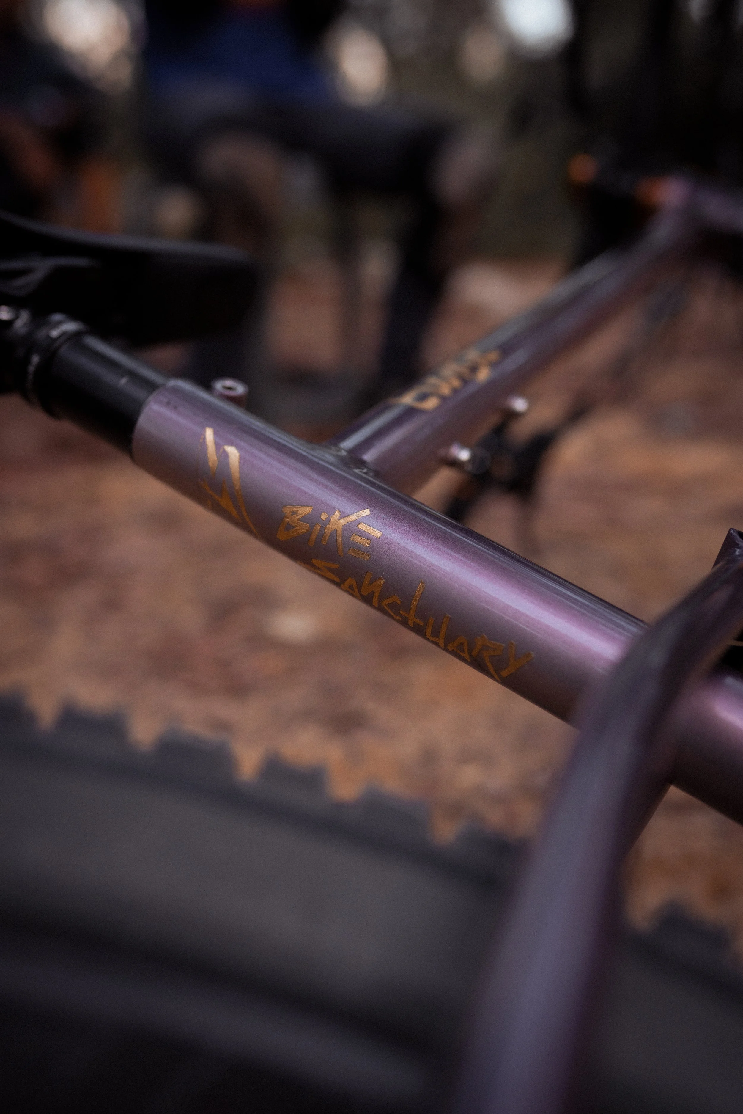 Starling Twist Steel Full Suspension Enduro MTB Mauve Taupe — Bike ...