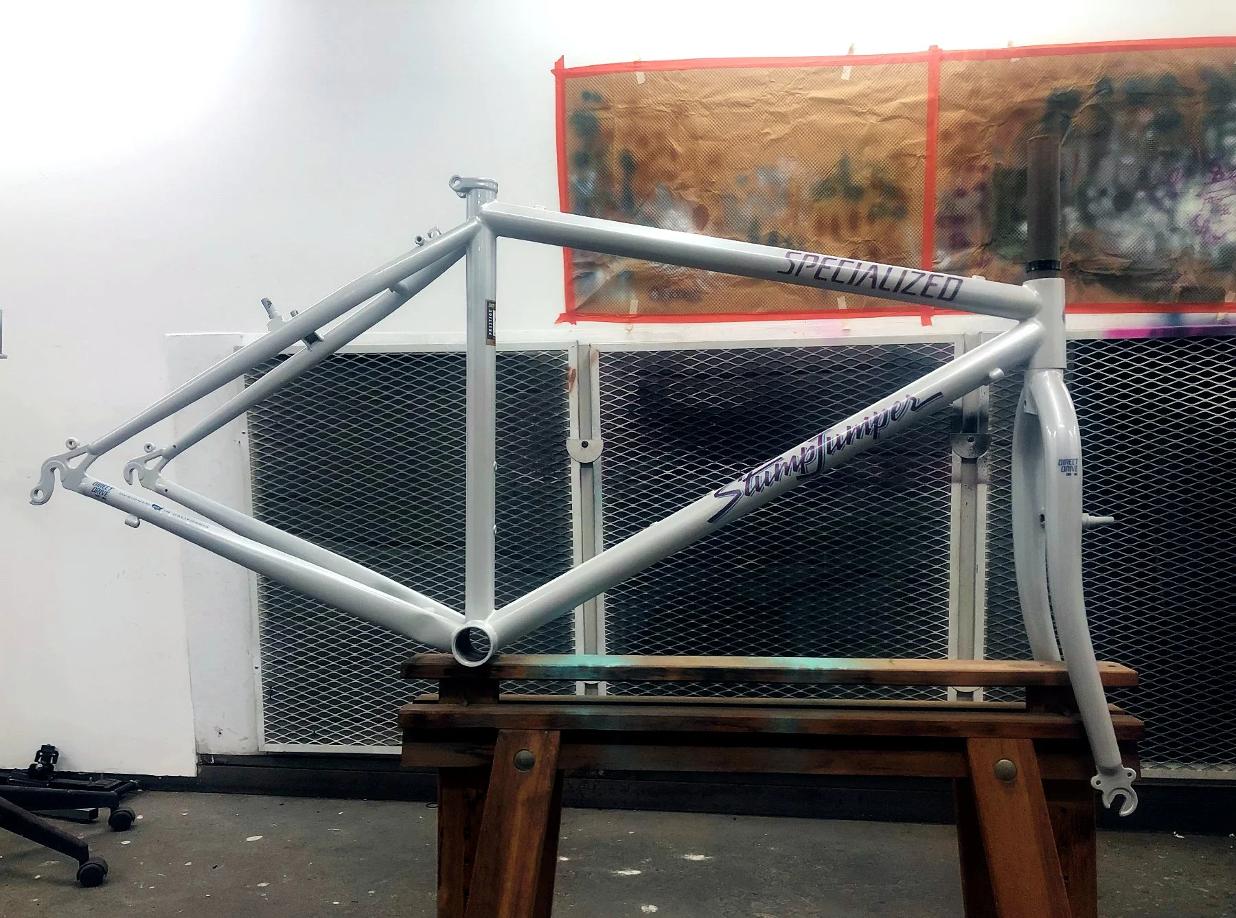 Stumpjumper 26" MTB Frame Restoration, Pearl Grey — Bike Sanctuary ...
