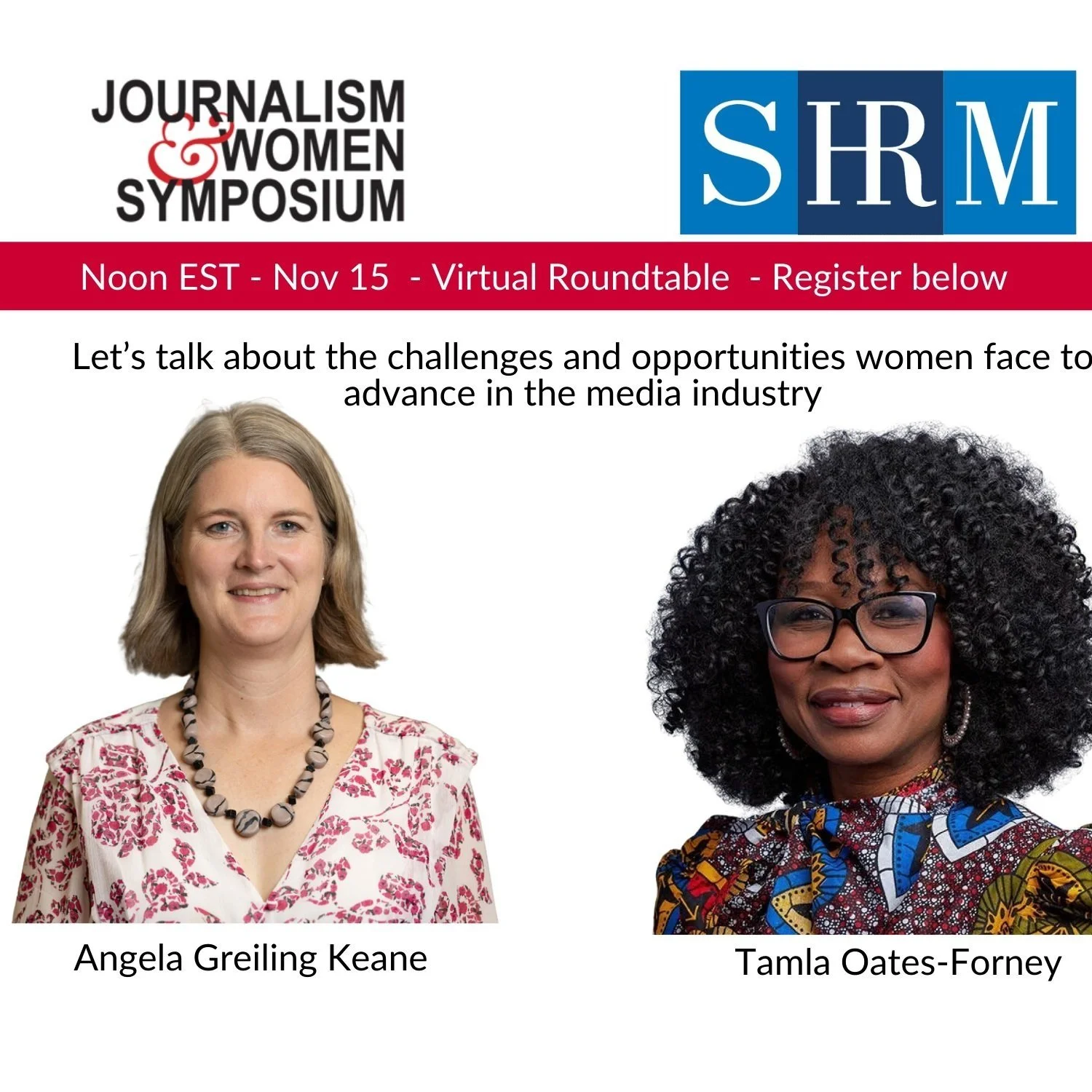 Nov. 15: JAWS joins SHRM for Women Leaders in Media Webinar — JAWS
